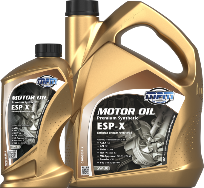 05000ESP-X • Motor Oil 5W-30 Premium Synthetic ESP-X | Products | MPM Oil