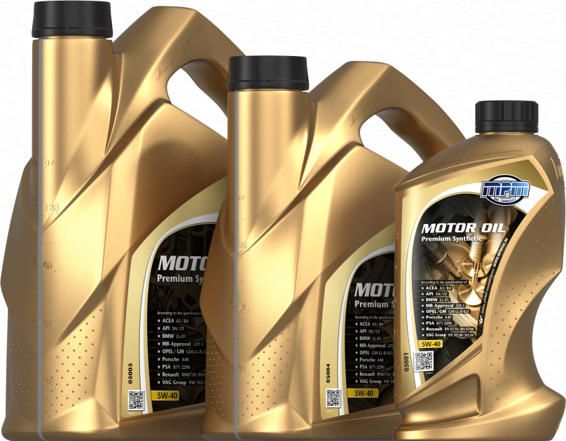 05000 • Motor Oil 5W-40 Premium Synthetic | Produits | MPM Oil